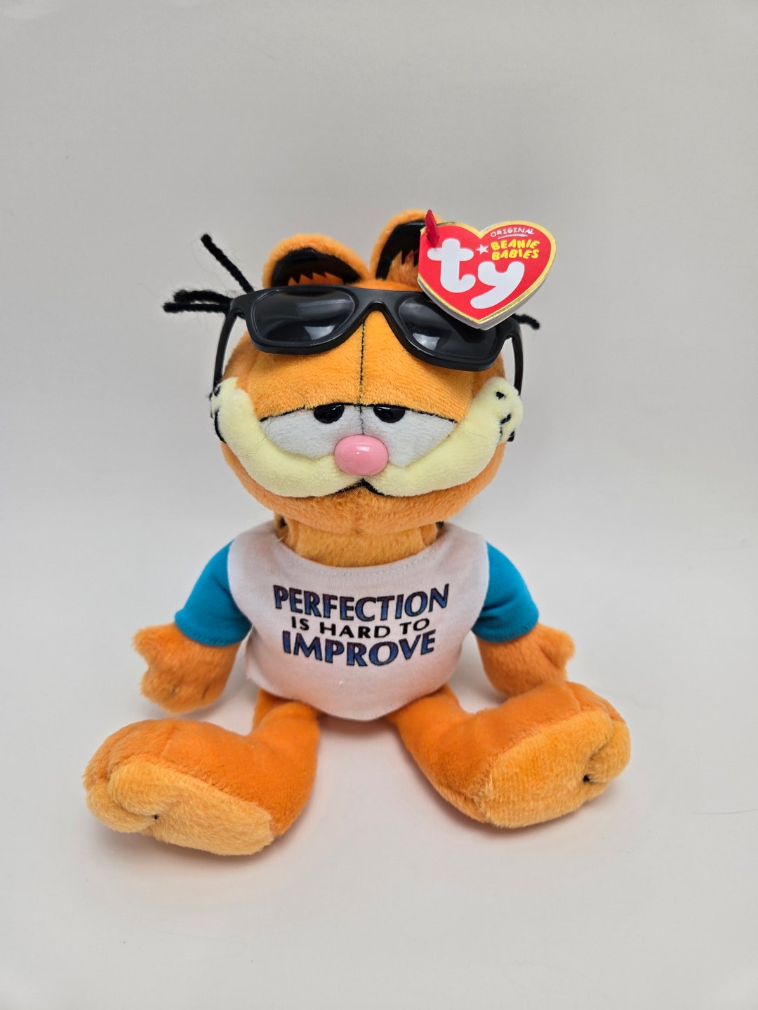 Ty Beanie Baby Garfield the Cat “perfectly Lovable” **RARE** (9 Inch ...