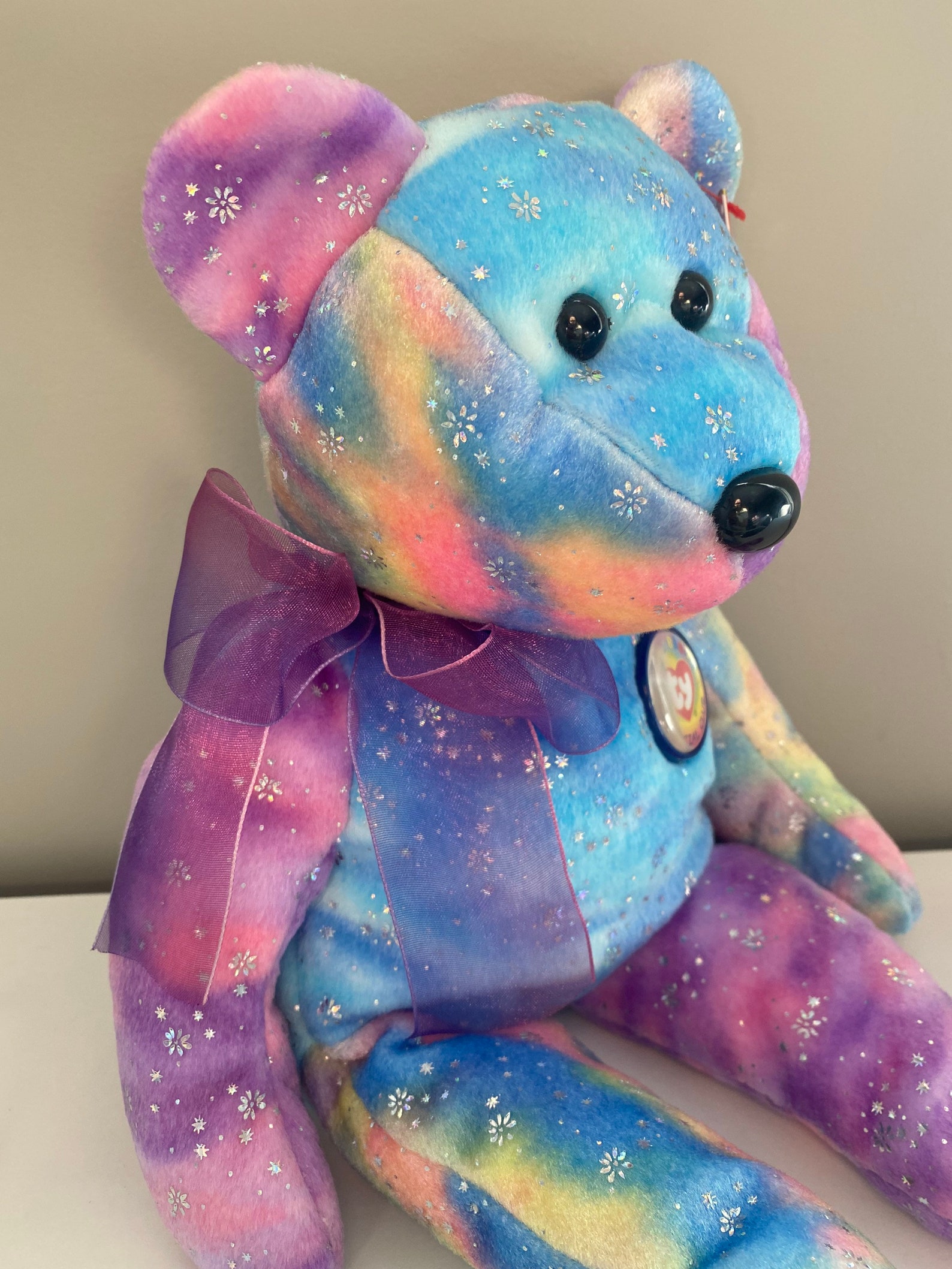 Ty Beanie Buddy “clubby VI” the Rainbow Bear (14 Inch) - Etsy