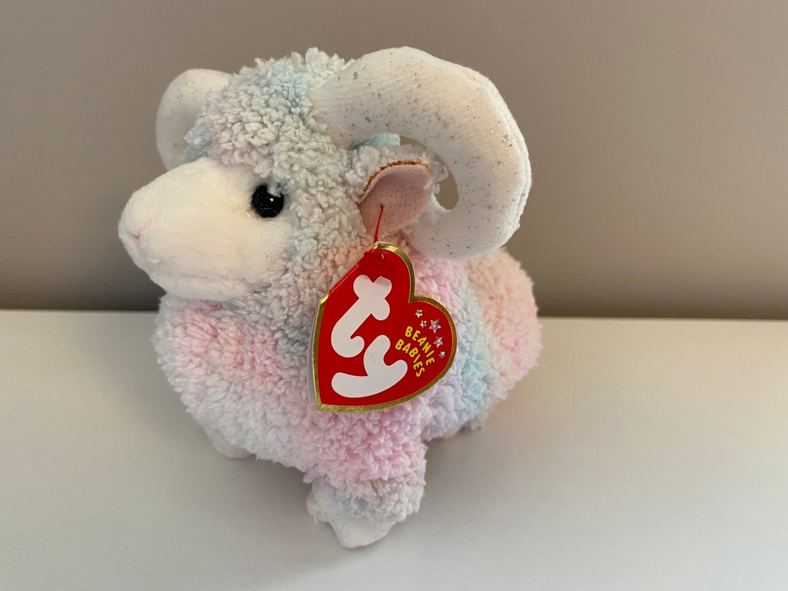 TY Beanie Baby bam the Ram 6 Inch - Etsy