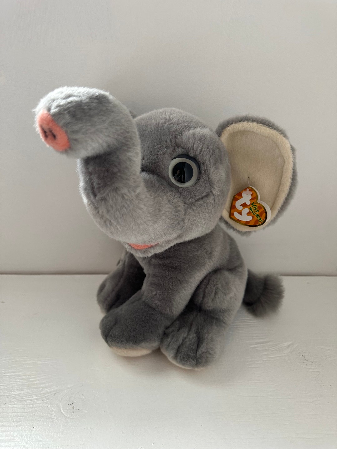 Ty Wild Wild Best Collection “africa” the Gray Elephant *rare* (10 Inch ...