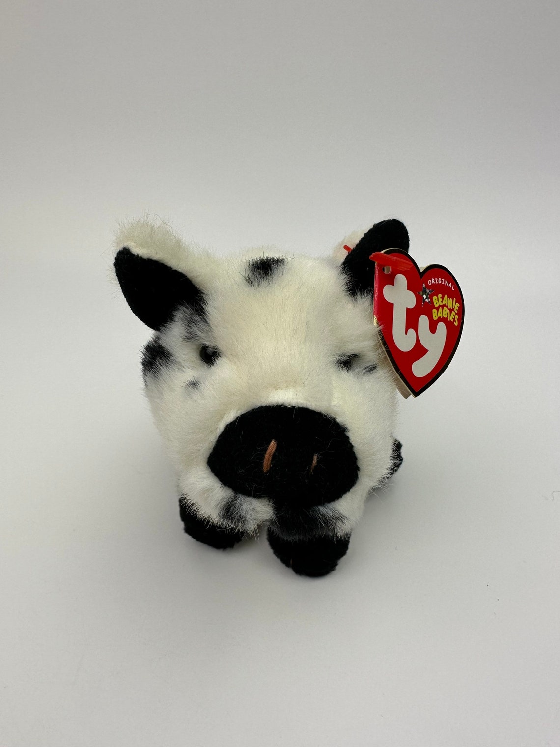 Ty Beanie Baby “stubby” the Black and White Pig ! *rare* (6.5 Inch) - Etsy