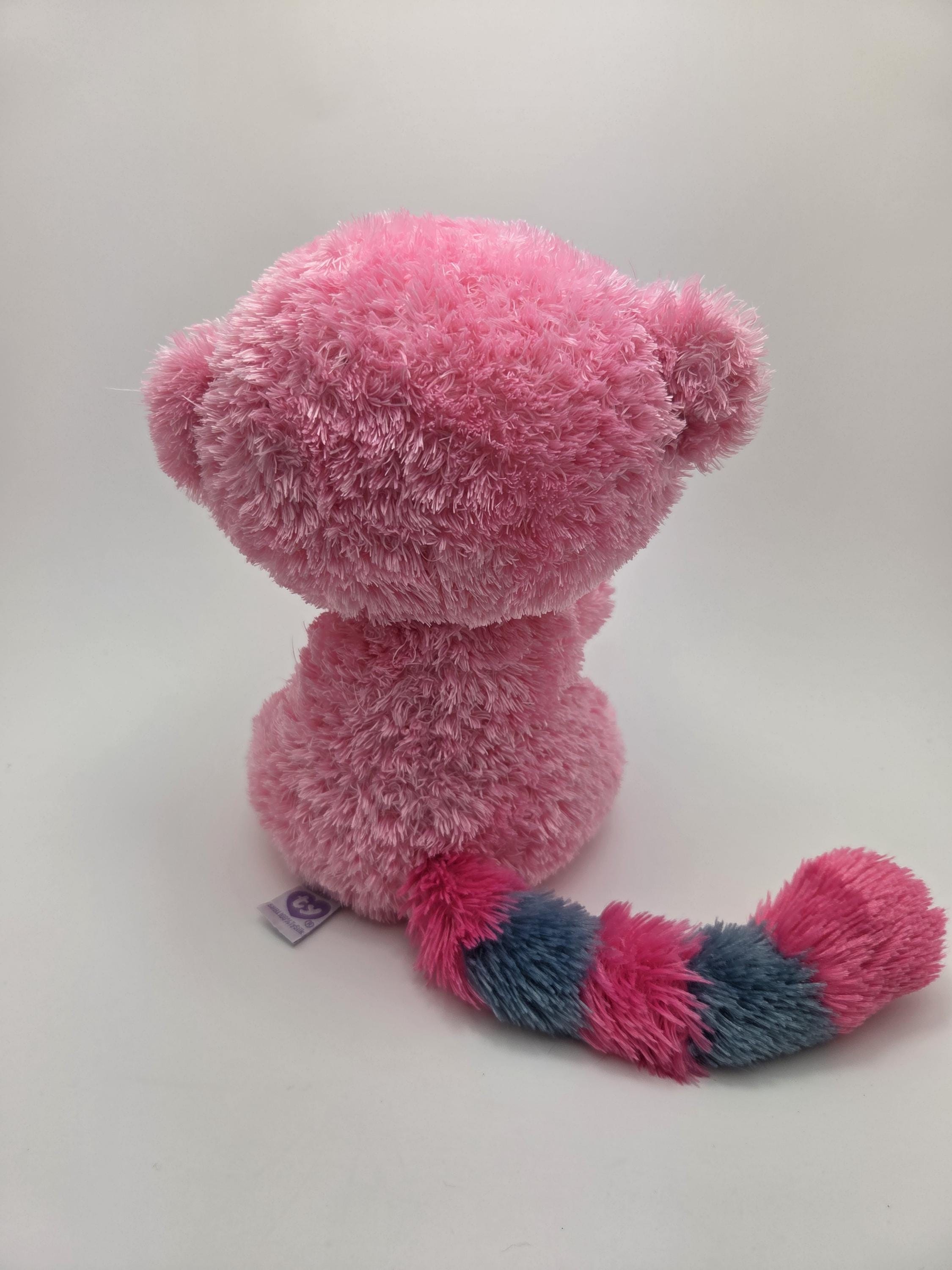 Ty Beanie Boo “bubblegum” the Pink Lemur - No Hang Tag - UK Exclusive ...