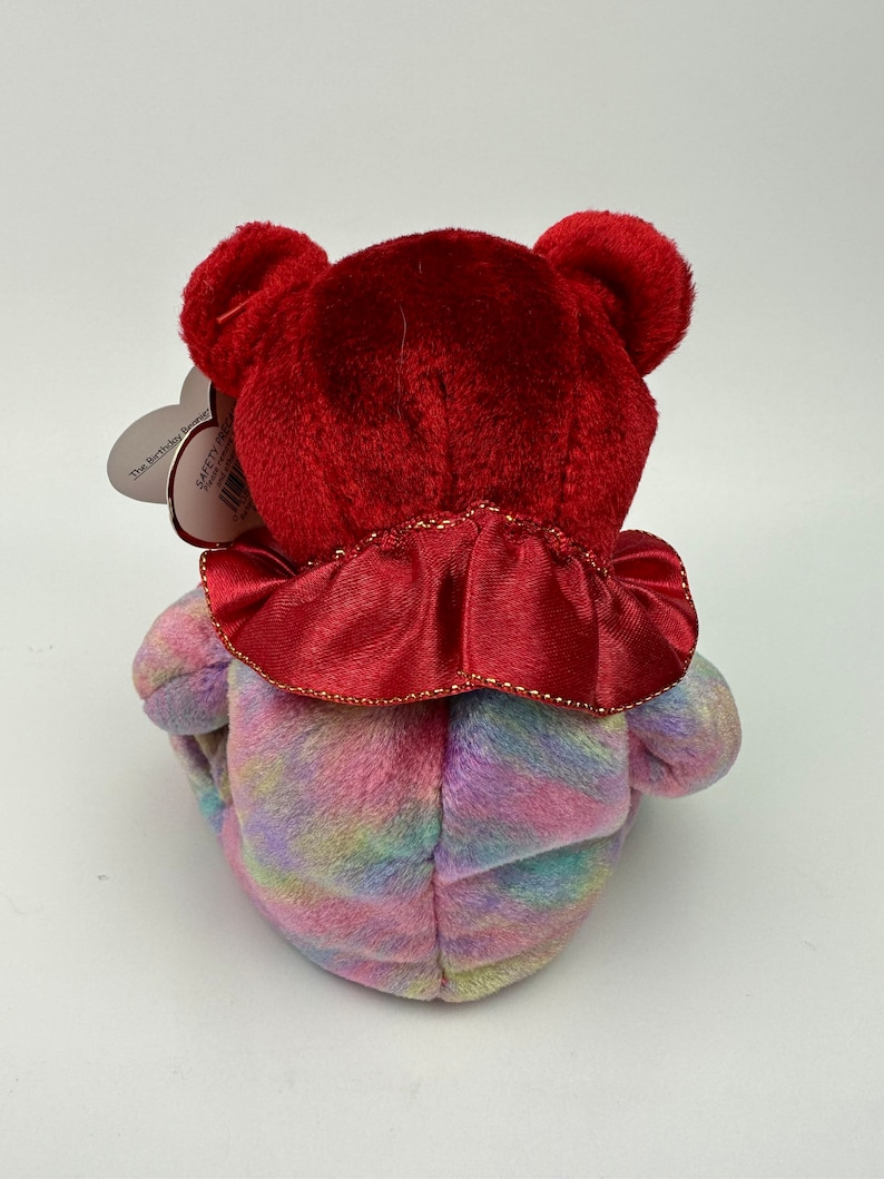 TY Beanie Baby July the Birthday Bear Ruby Birthstone Bear - Etsy