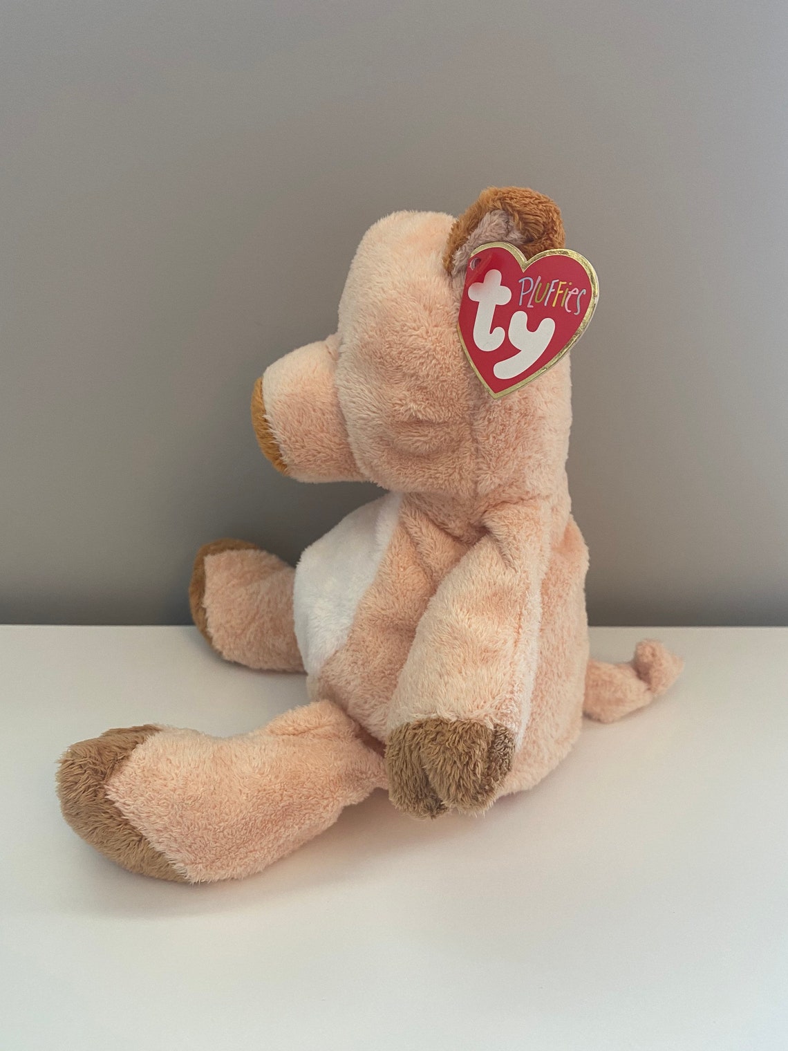 TY Pluffies Collection corkscrew the Pig Plush 11 Inch - Etsy