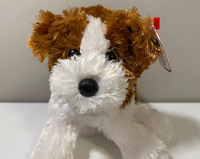 Ty Beanie Baby rowdy the Dog brown & White Version RARE 7.5 Inch - Etsy