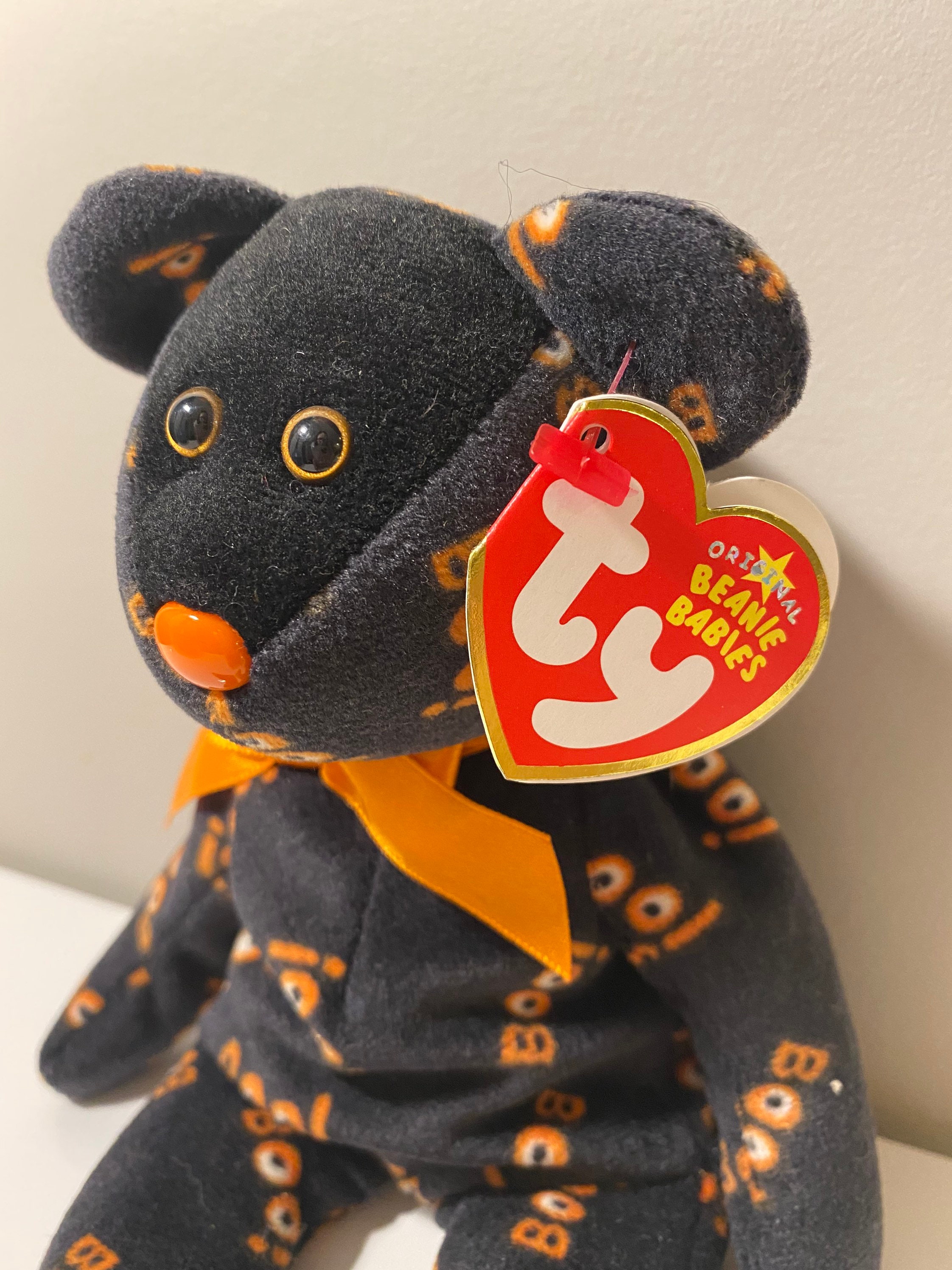 Ty Beanie Baby “yikes” the Halloween Bear - Hallmark Gold Crown ...