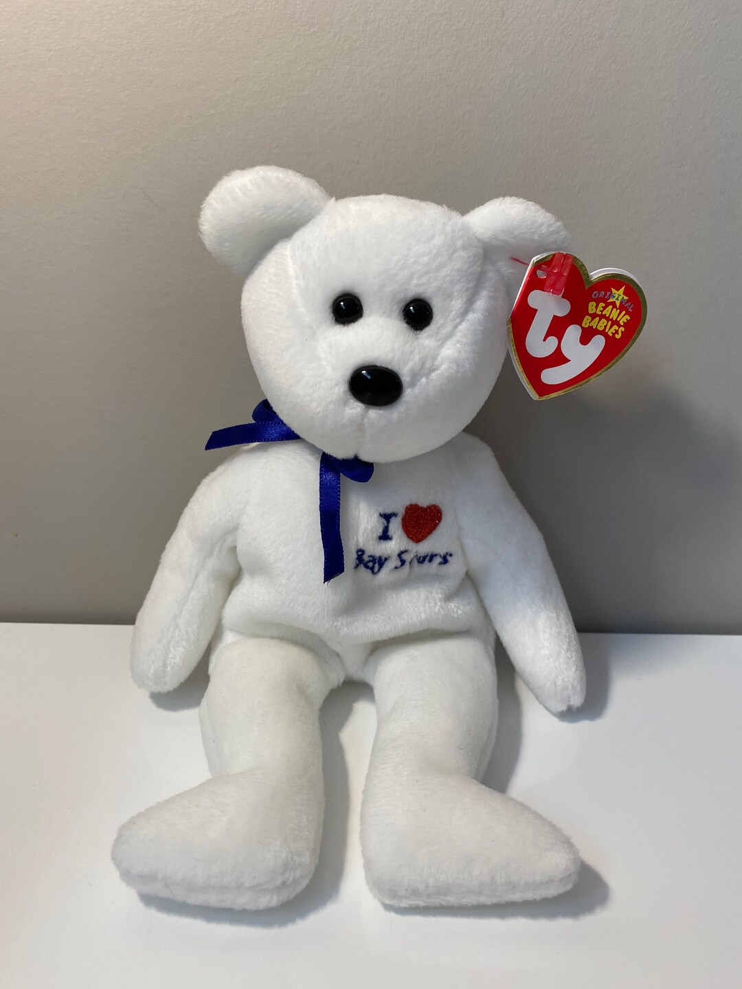 Ty Beanie Baby Baystars el oso Exclusivo de Japón 8,5 pulgadas - Etsy ...