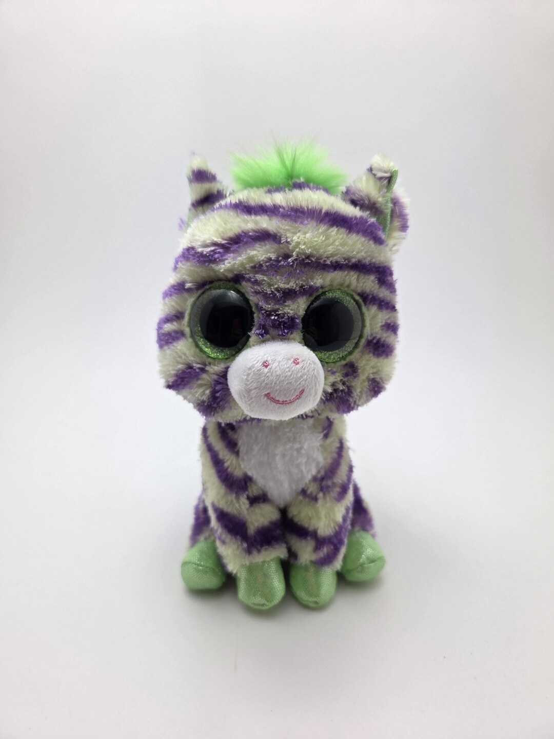 Ty Beanie Boo “wild” the Zebra - Justice Exclusive *rare* No Hang Tag ...