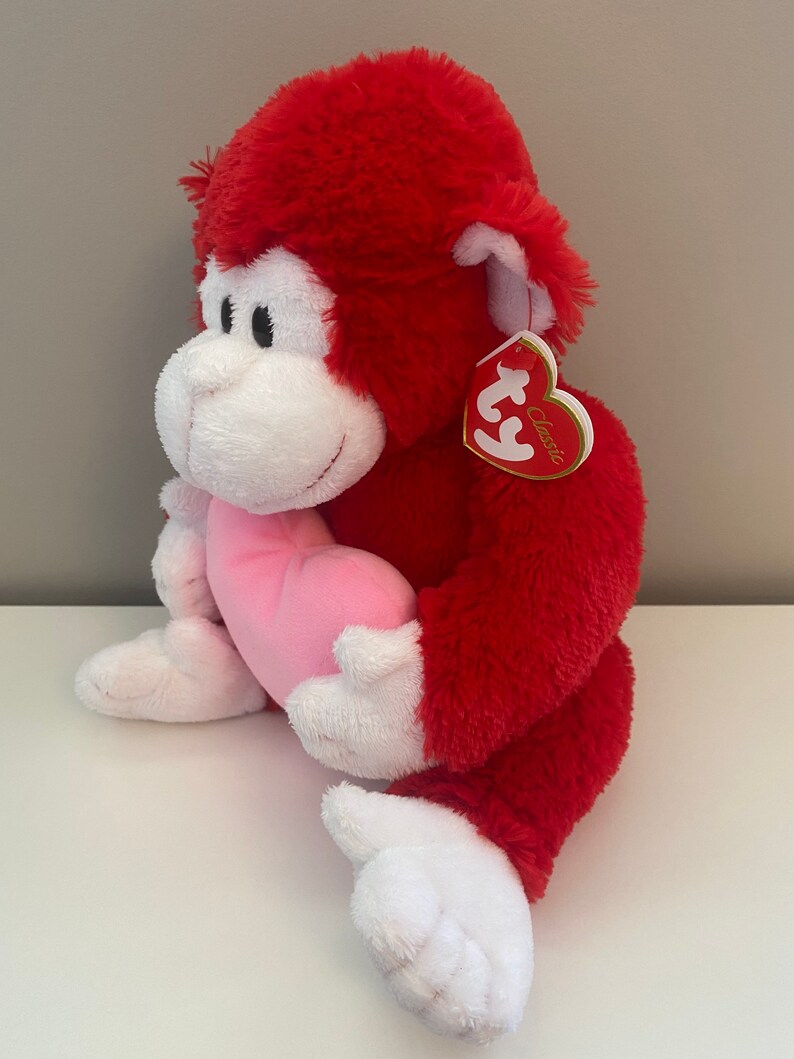 TY Classics Collection dynamite the Red Monkey Holding a - Etsy