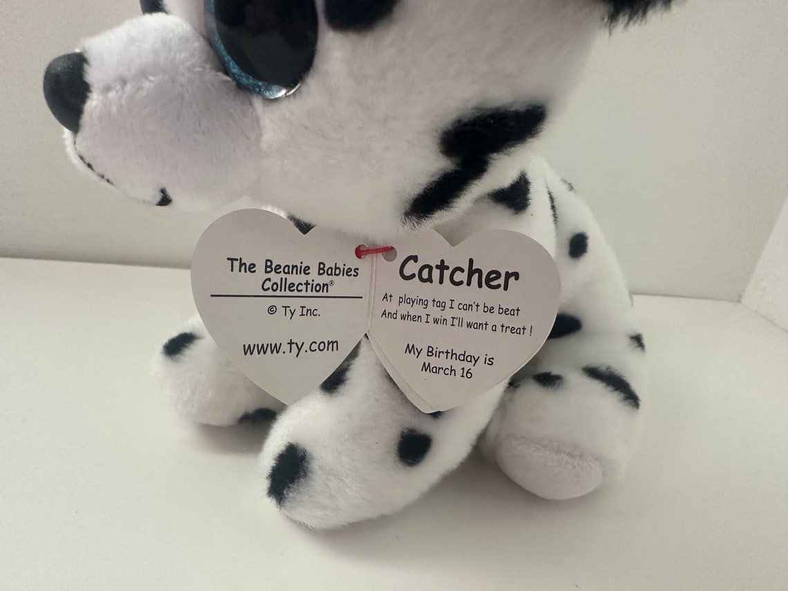 Ty Beanie Baby “catcher” the Dalmatian (6 Inch) - Etsy