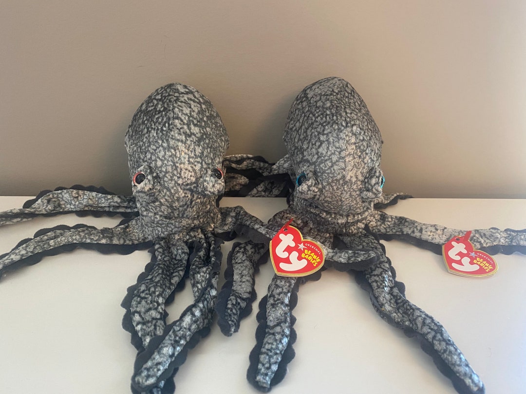 TY Beanie Baby opie the Octopus Blue Dyed Version or - Etsy