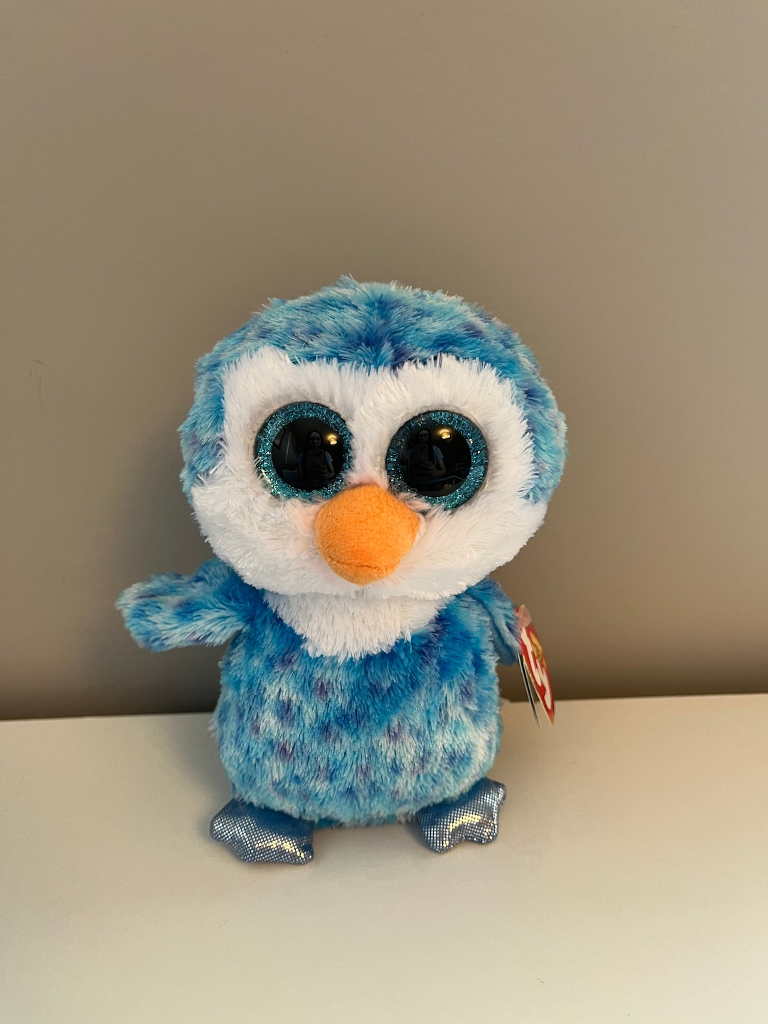 Ty Beanie Boo ice Cube the Blue Penguin 6 Inch - Etsy