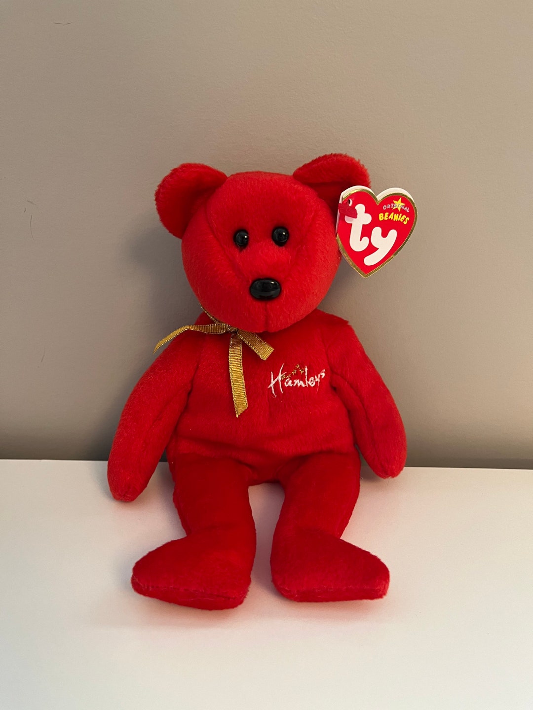 Ty Beanie Baby “hamley” the Bear - Hamley’s Exclusive (8.5 Inch) - Etsy