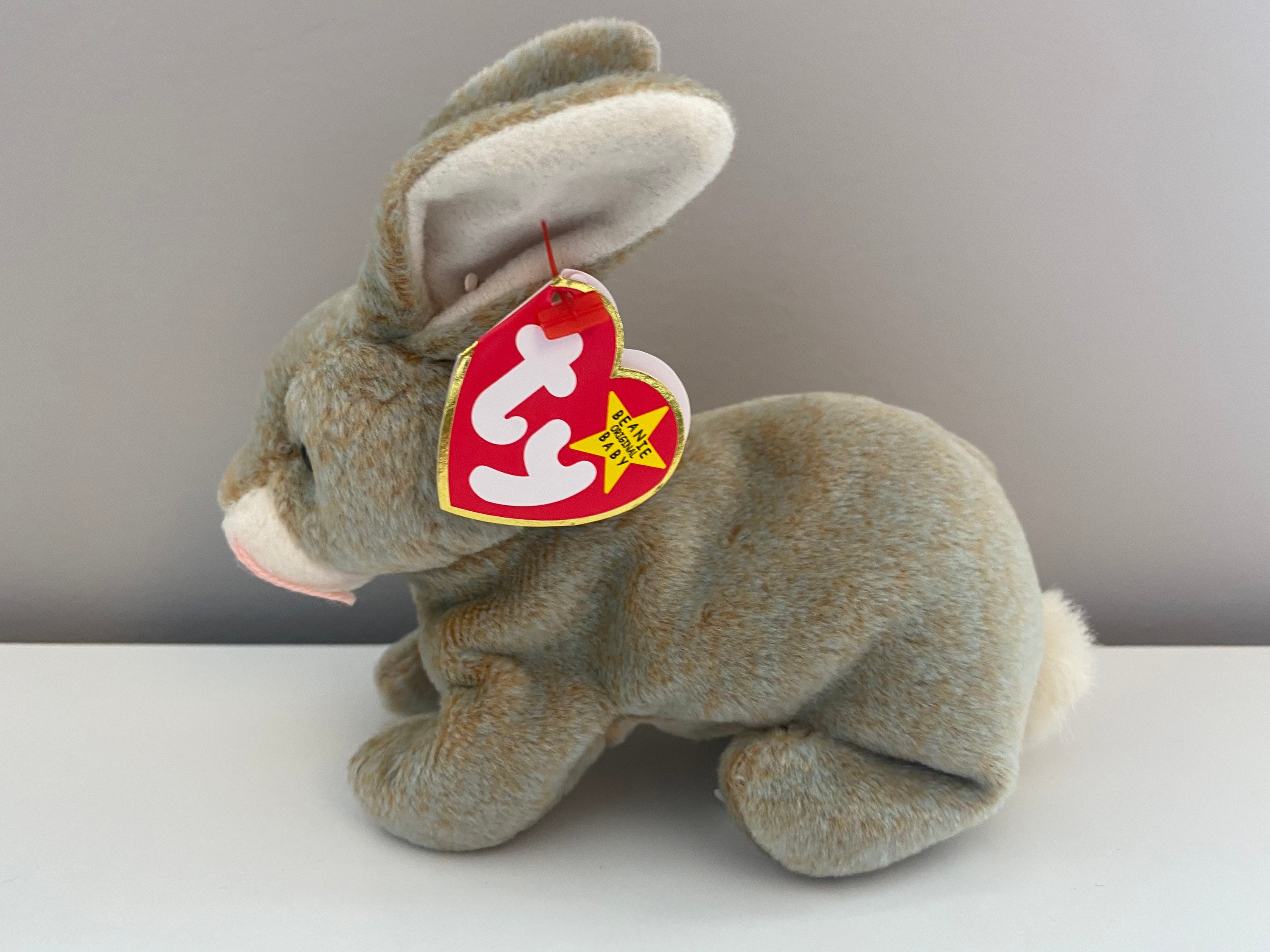 TY Beanie Baby Nibbly the Brown Bunny Rabbit Plush 6 Inch - Etsy