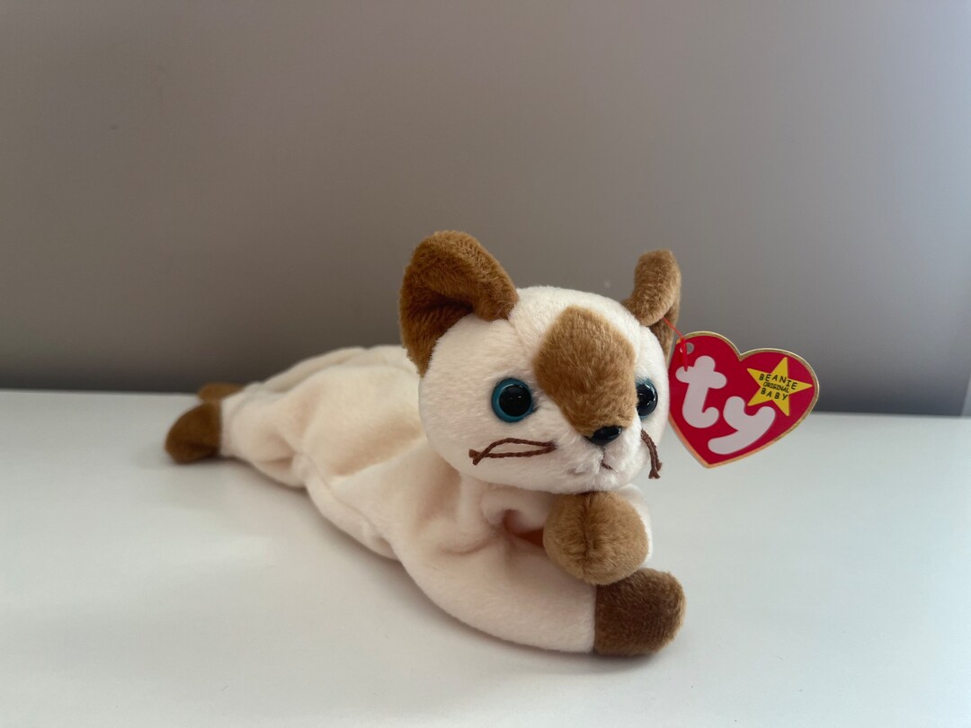 Ty Beanie Baby snip the Siamese Kitty Cat 8 Inch - Etsy
