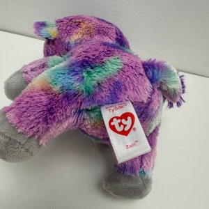 Ty Beanie Boo “zuri” the Purple and Blue Monkey - No Hang Tag (6 Inch ...