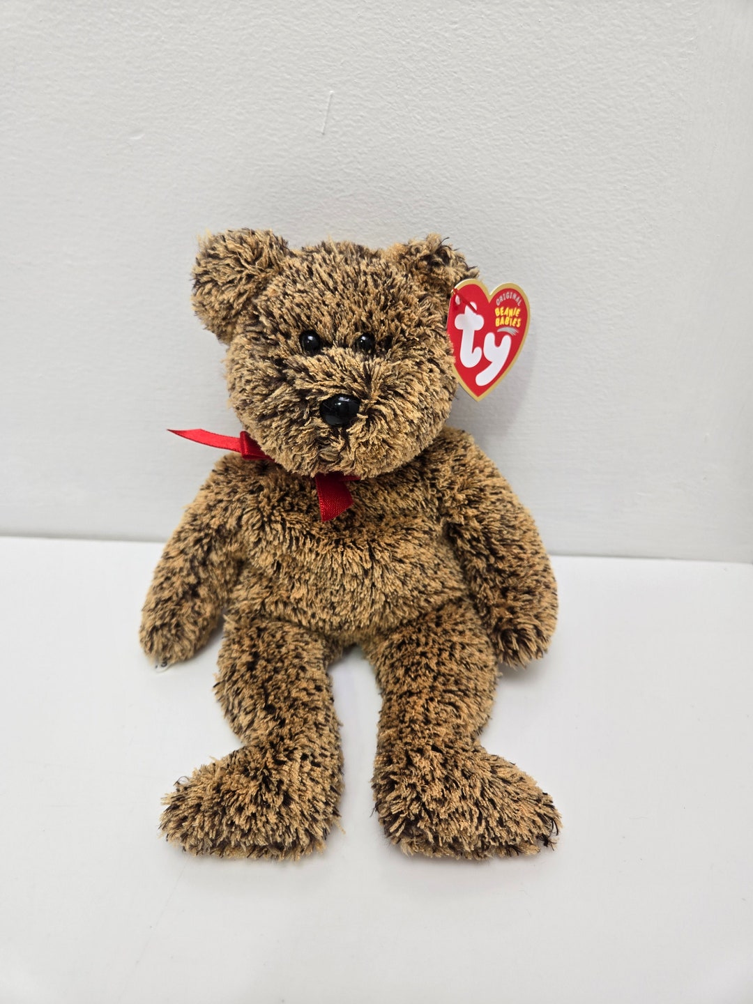Ty Beanie Baby “lex” the Fuzzy Bear - Learning Express Exclusive! (8.5 ...