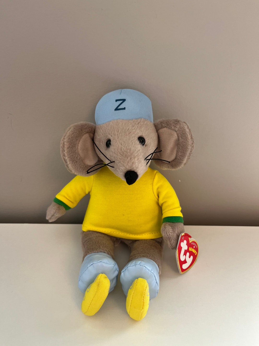 Ty Beanie Baby “zoomer” the Adorable Mouse - UK Exclusive (8 Inch) - Etsy