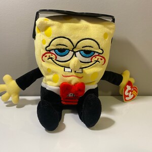Ty Beanie Baby spongebob Tuxedo Pants From Spongebob Squarepants 8 Inch ...