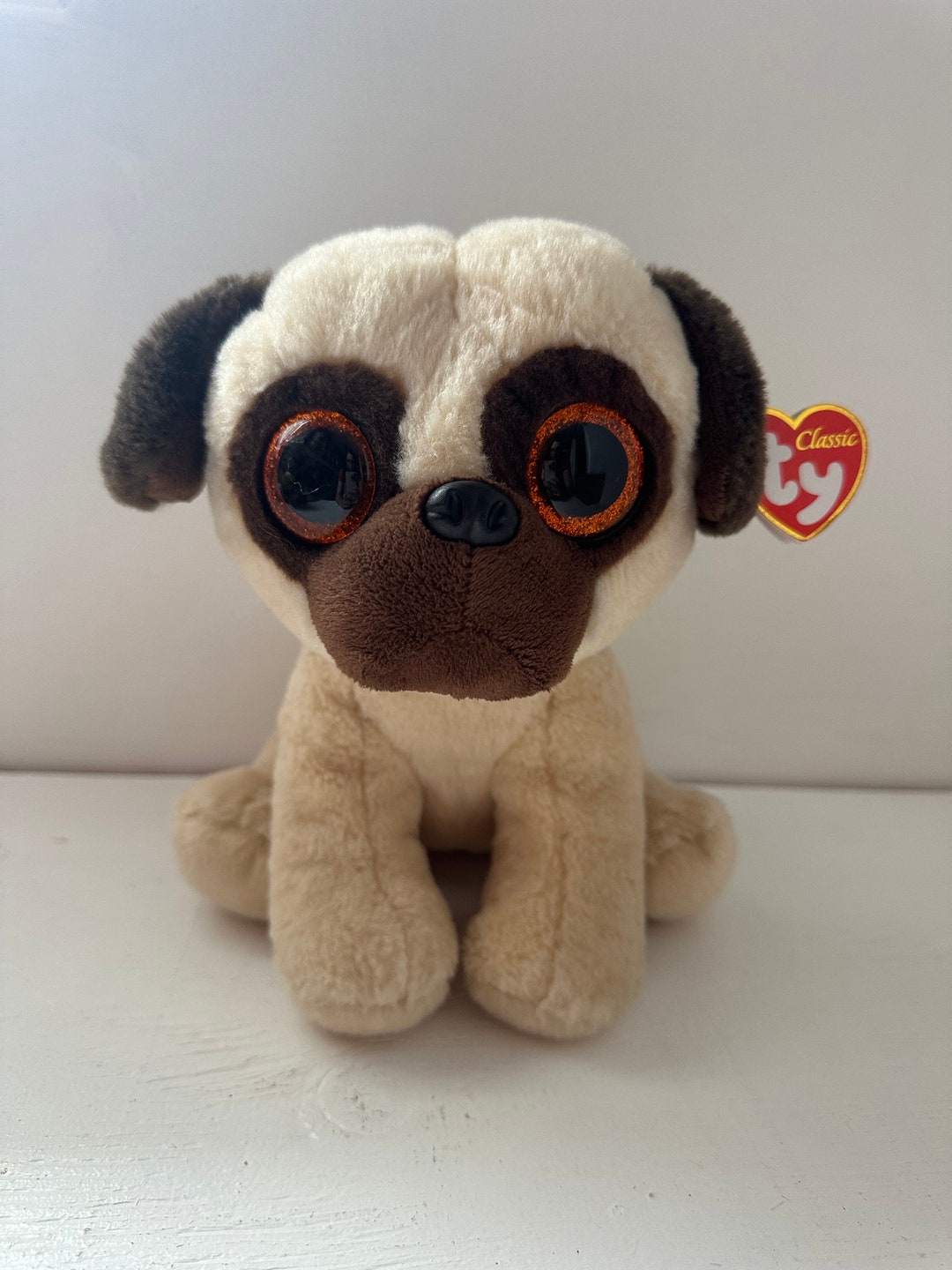 Ty Classics Collection rufus the Pug Dog Plushie 10 Inch - Etsy
