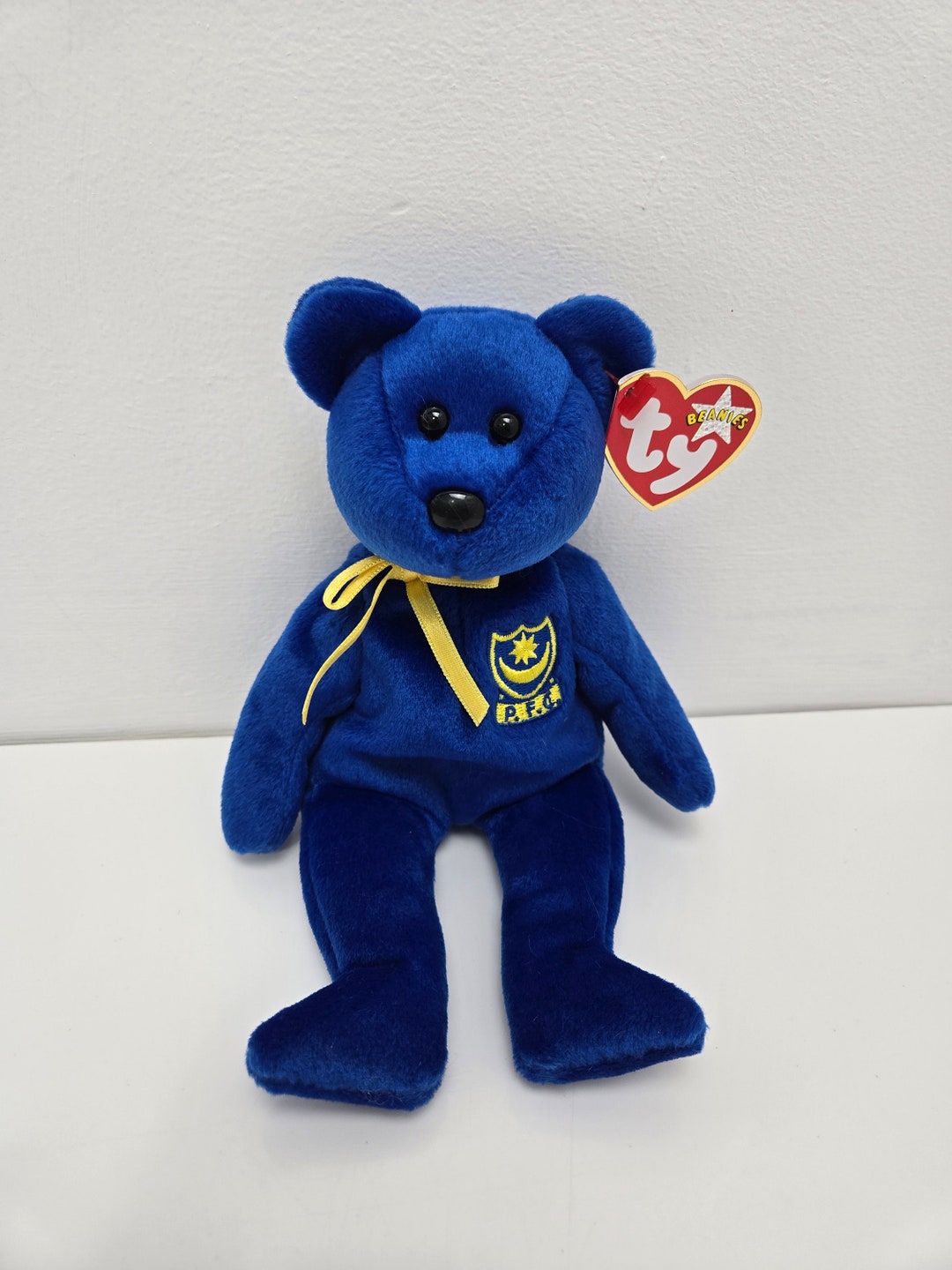 Ty Beanie Baby “pompey” the Royal Blue Bear - UK Portsmouth Football ...