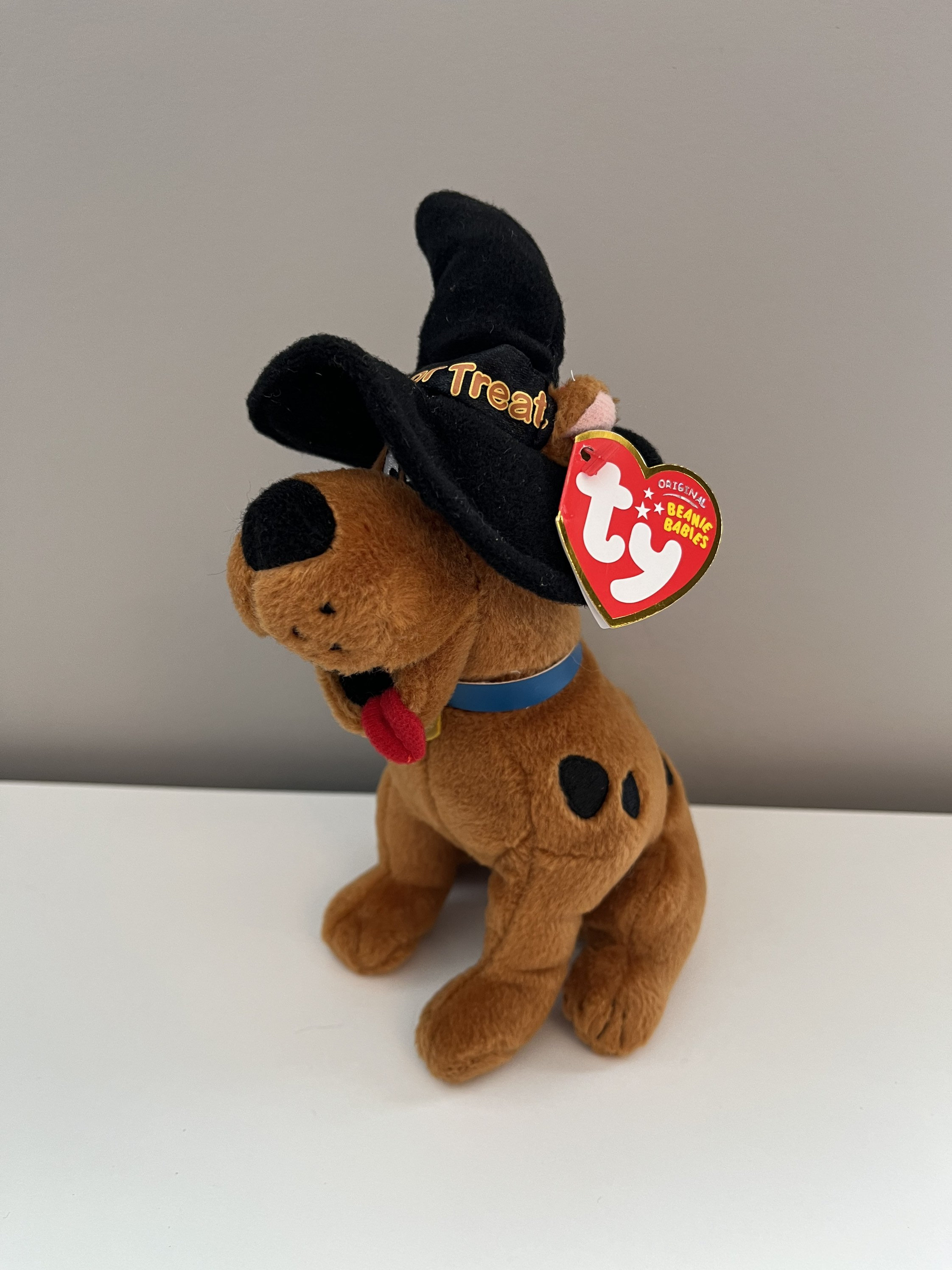 Ty Beanie Baby scooby Doo the Dog Halloween Witch Hat Version 7 Inch Etsy UK
