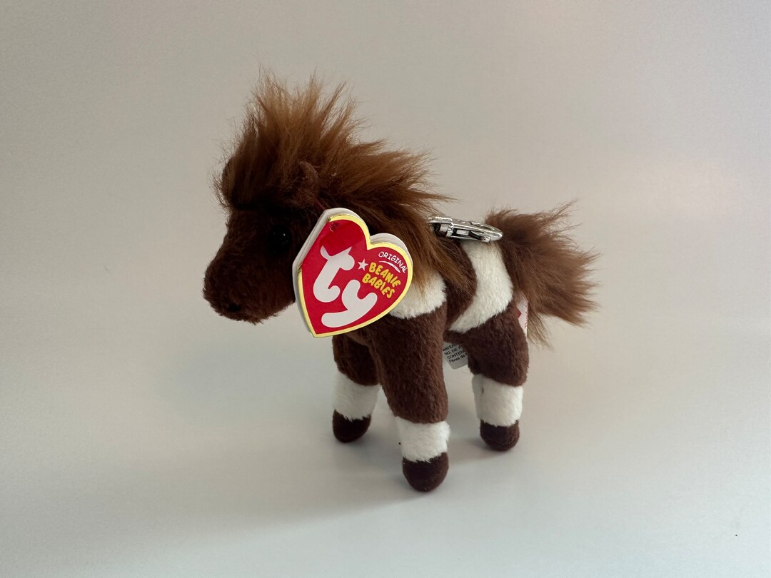 TY Keychain “thunderbolt” the Horse - Metal Key Clip! (4 Inch) - Etsy