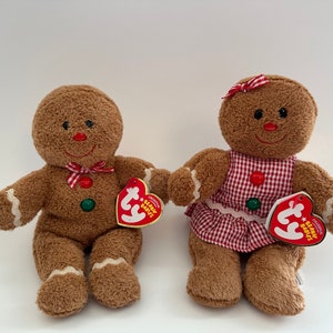 Ty Beanie Baby “hansel” and “gretel” the Gingerbread Man and Woman ...