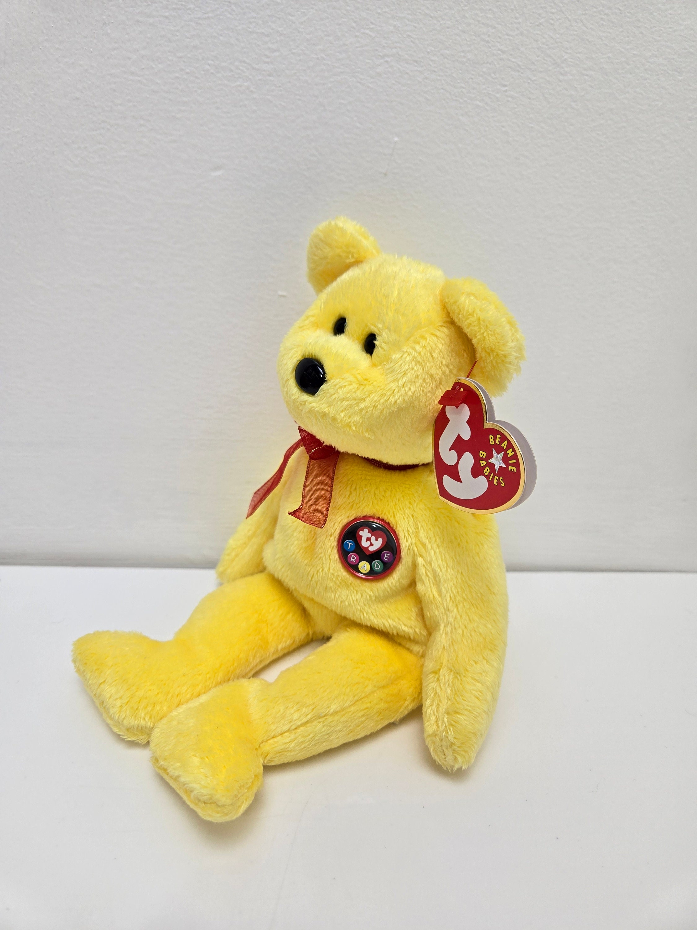 Ty Beanie Baby “tradee” the E- Bear - Internet Exclusive (8.5 Inch) - Etsy
