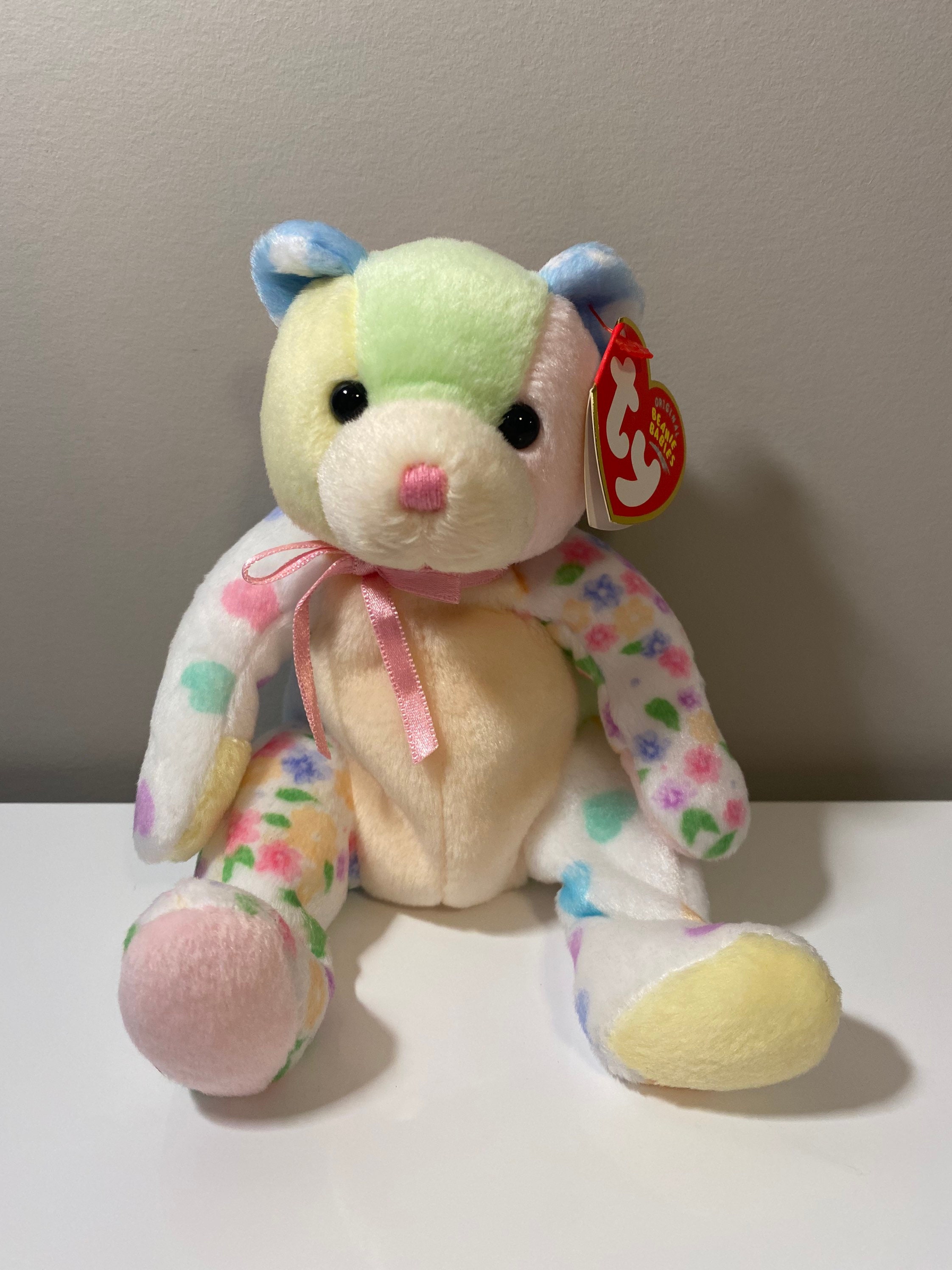 TY Beanie Baby bits the Bear 7.5 Inch - Etsy