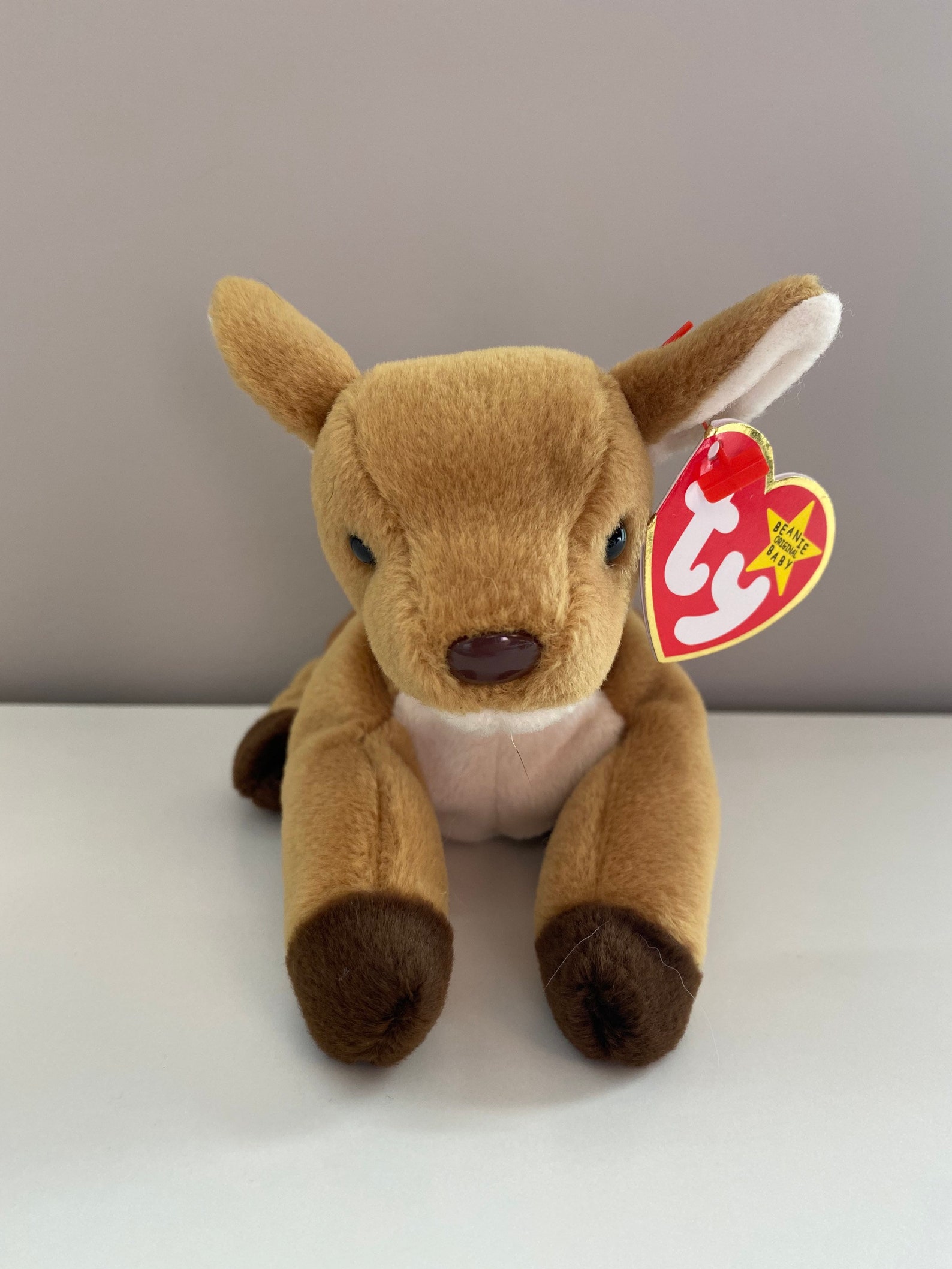 TY Beanie Baby Whisper the Deer 6.5 inch | Etsy