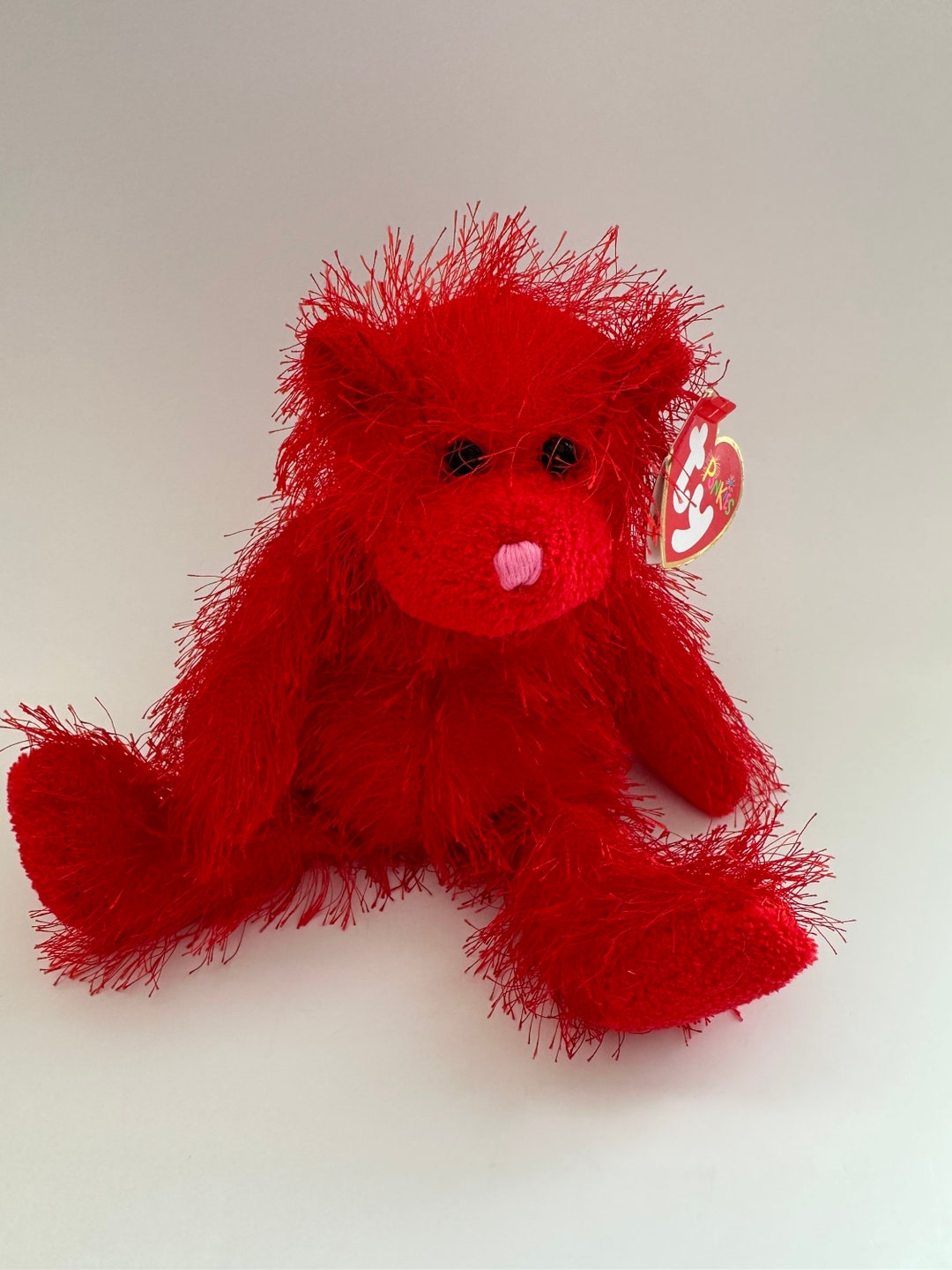 Ty Punkies Collection sizzles the Red Bear 8 Inch - Etsy
