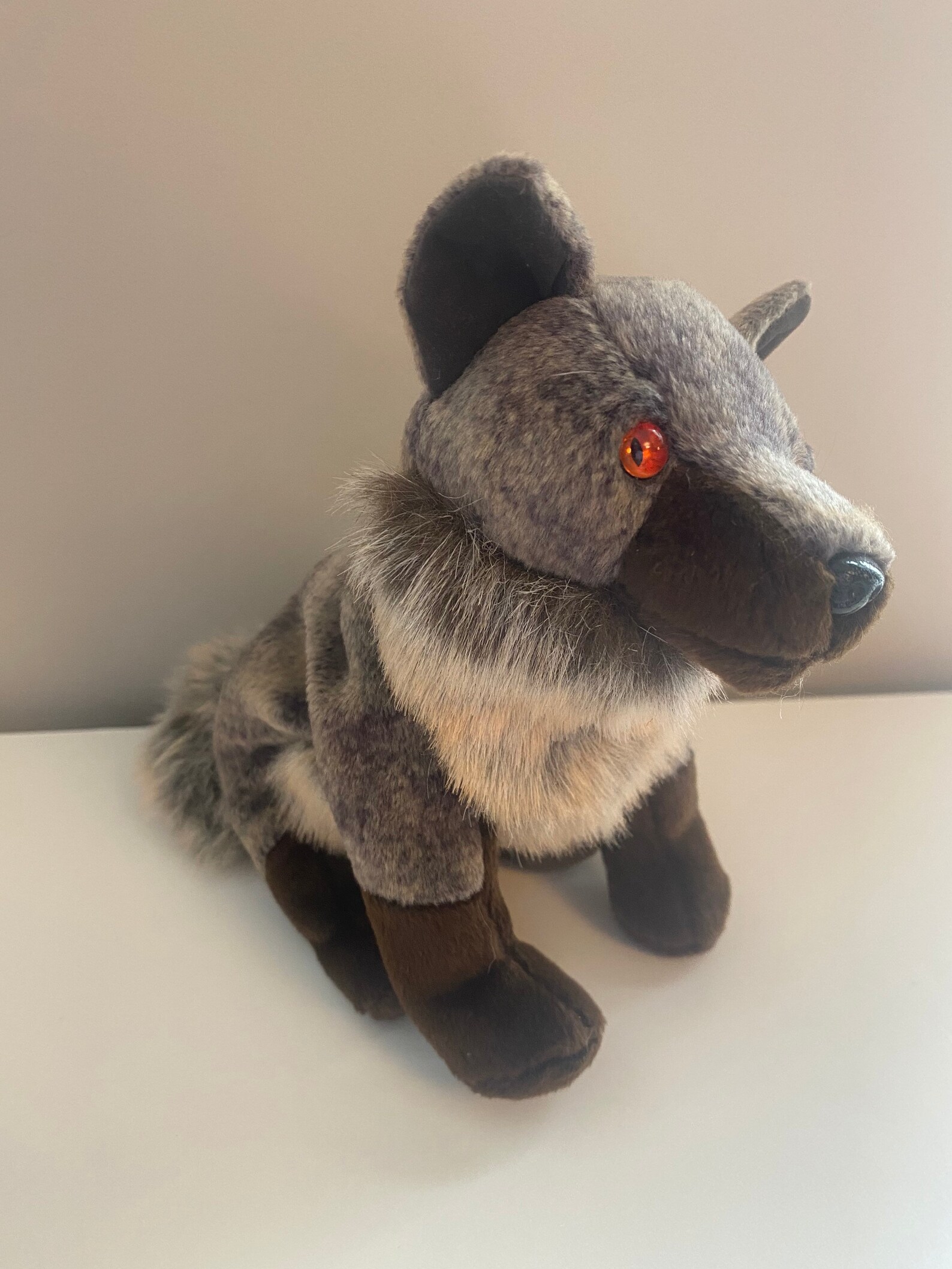 TY Beanie Baby Howl the Wolf 7 inch | Etsy