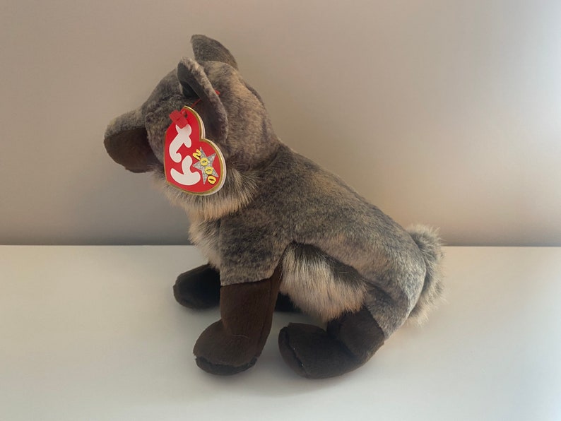 TY Beanie Baby howl the Wolf 7 Inch | Etsy
