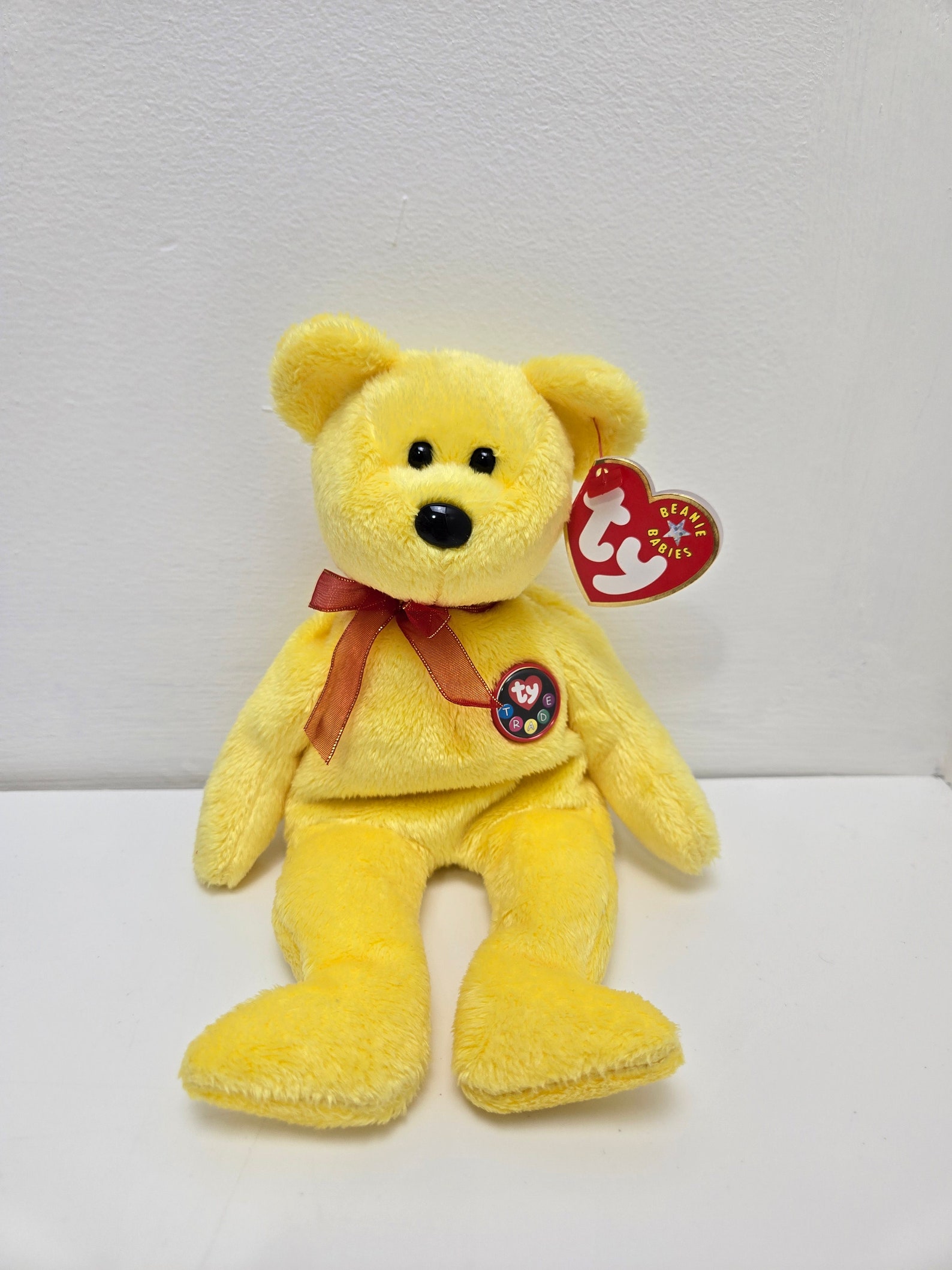 Ty Beanie Baby “tradee” the E- Bear - Internet Exclusive (8.5 Inch) - Etsy