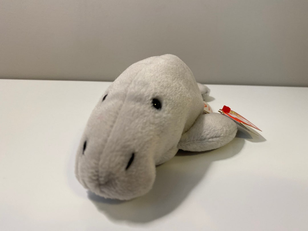 Ty Beanie Baby manny the Manatee rare 8.5 Inch - Etsy