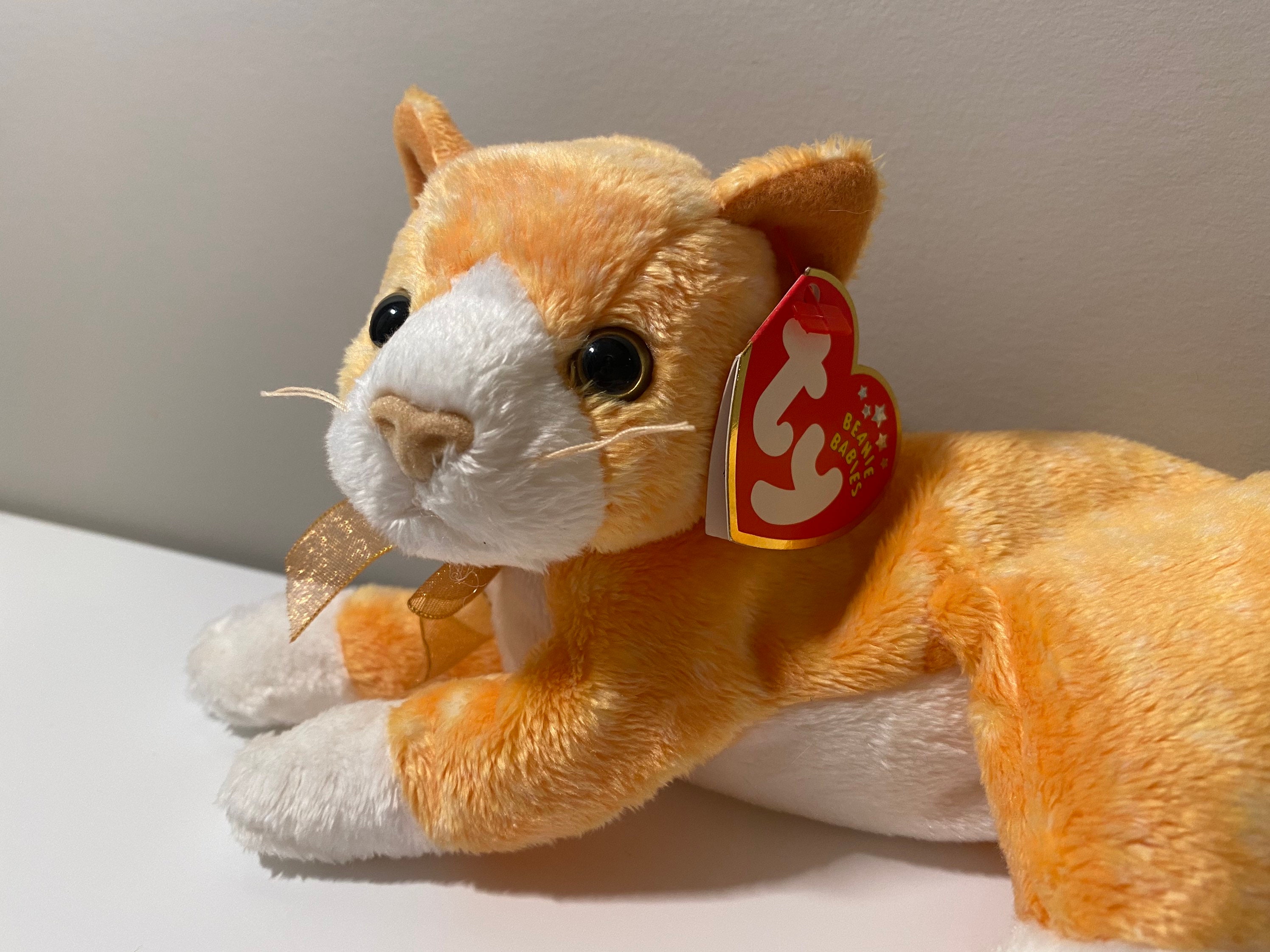 TY Beanie Baby tabs the Tabby Cat 8 Inch | Etsy