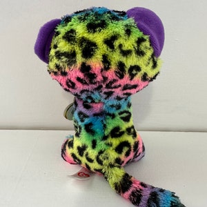 Ty Beanie Boo dotty the Rainbow Leopard 6 Inch - Etsy