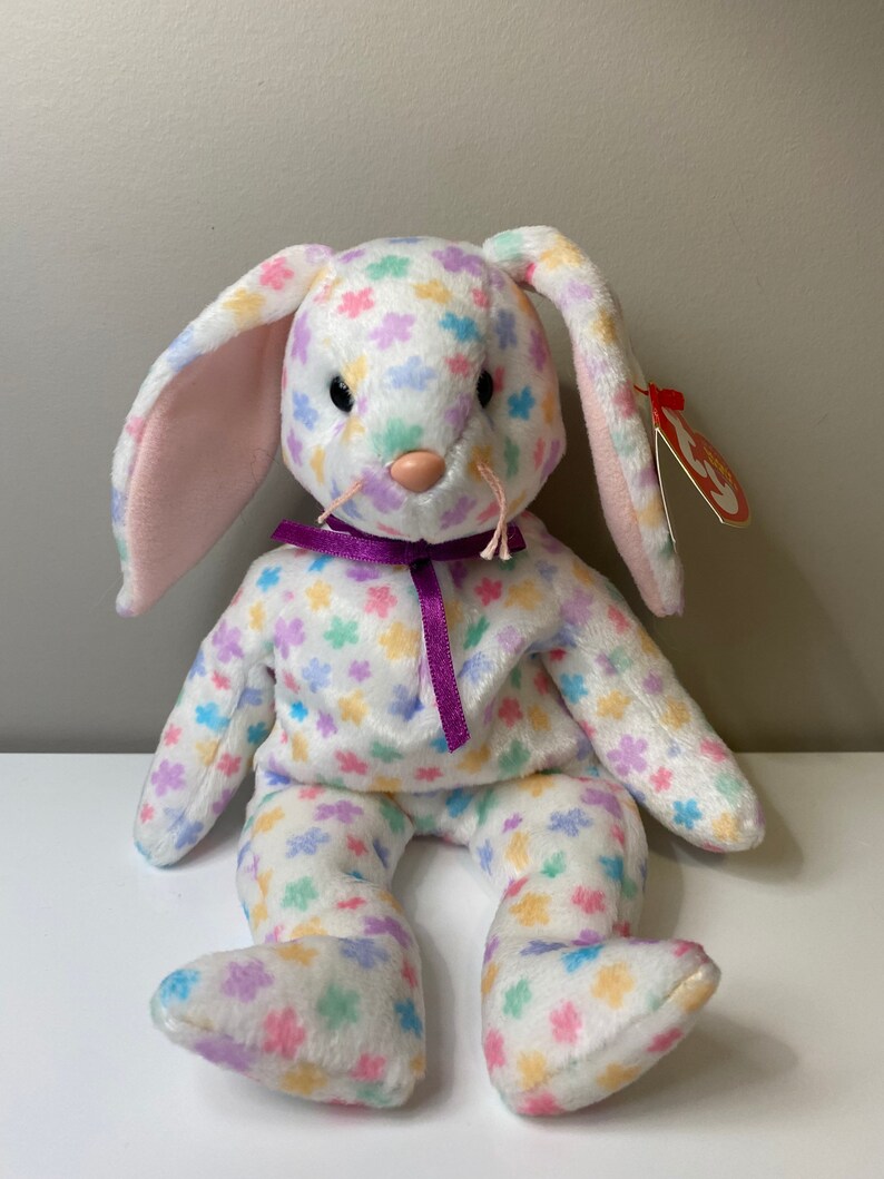TY Beanie Baby springfield the Bunny Rabbit Plush 8.5 Inch | Etsy