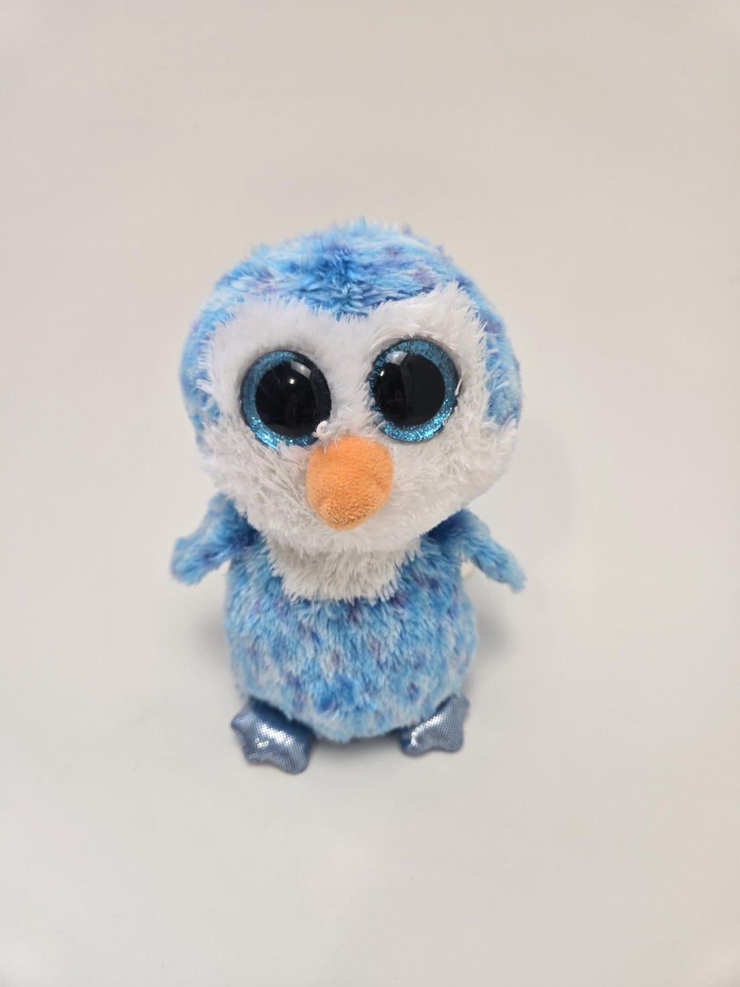 Ty Beanie Boo “ice Cube” the Blue Penguin - No Hang Tag (6 Inch) - Etsy