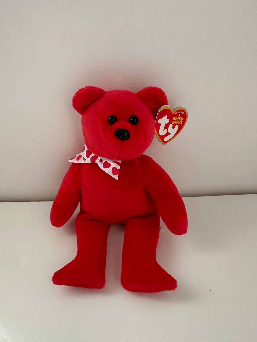 Ty Beanie Baby “amora” the Valentines Day / Love Bear (8.5 Inch) - Etsy