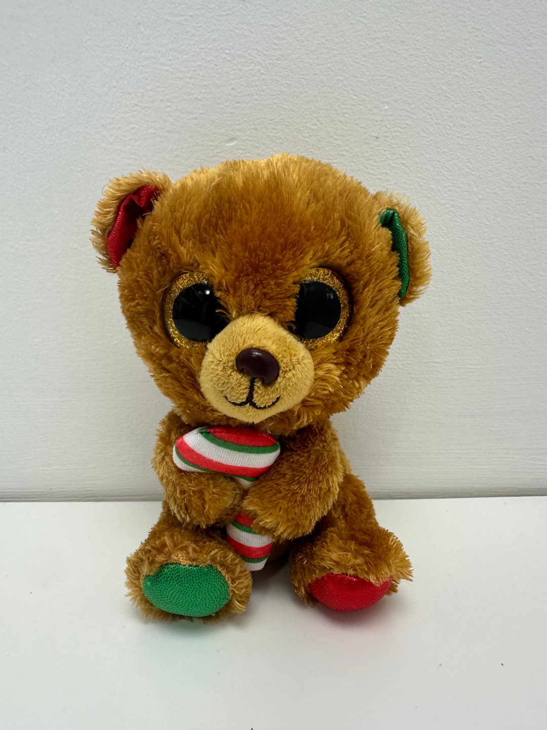 Ty Beanie Boo bella the Holiday Bear No Hang Tag 6 Inch - Etsy