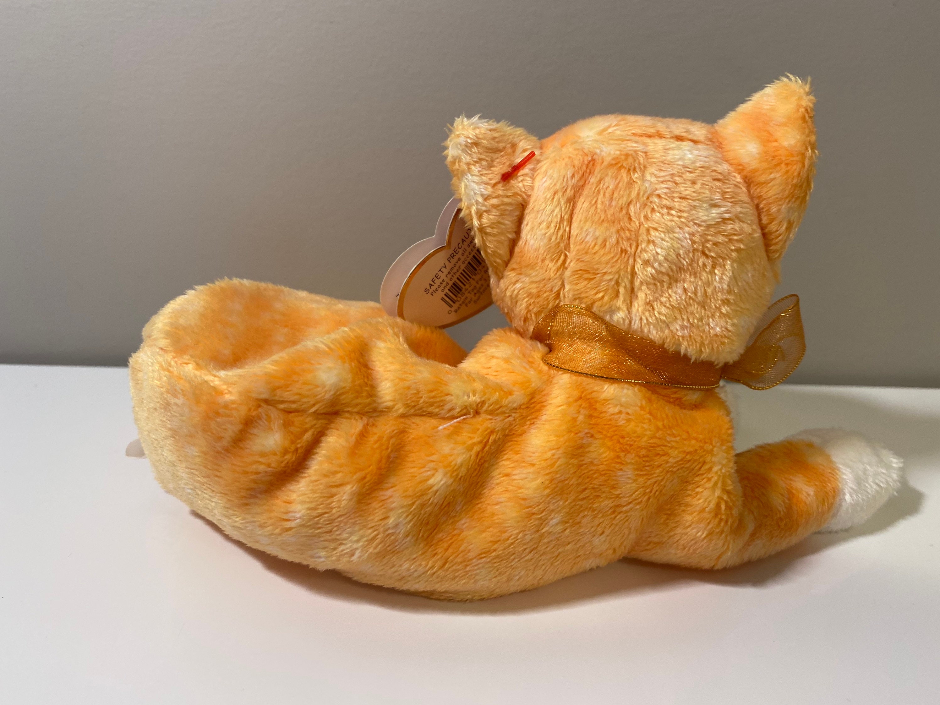 TY Beanie Baby tabs the Tabby Cat 8 Inch | Etsy