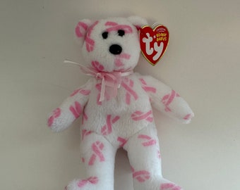 Ty Key Clip Beanie Baby “dazzler” the Pink Bear - Metal Key Chains (4 ...