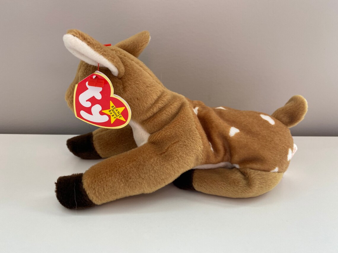 TY Beanie Baby Whisper the Deer 6.5 inch | Etsy