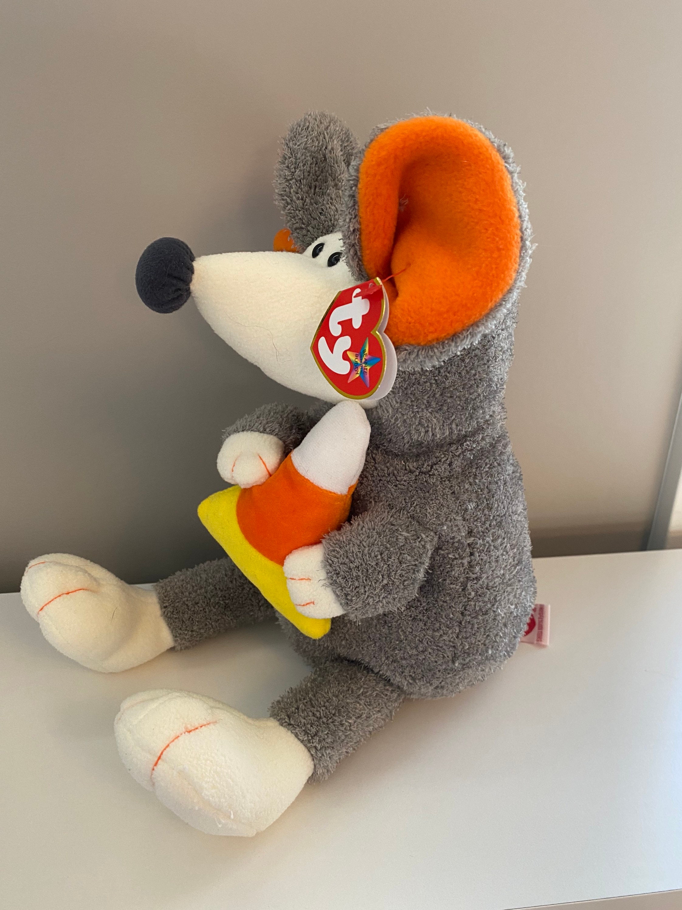 TY Beanie Buddy ratzo the Rat Grey Candy Corn Version - Etsy UK