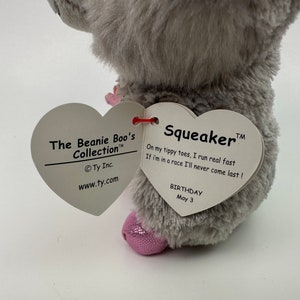 Ty Beanie Boo “squeaker” the Adorable Mouse (6 Inch) - Etsy