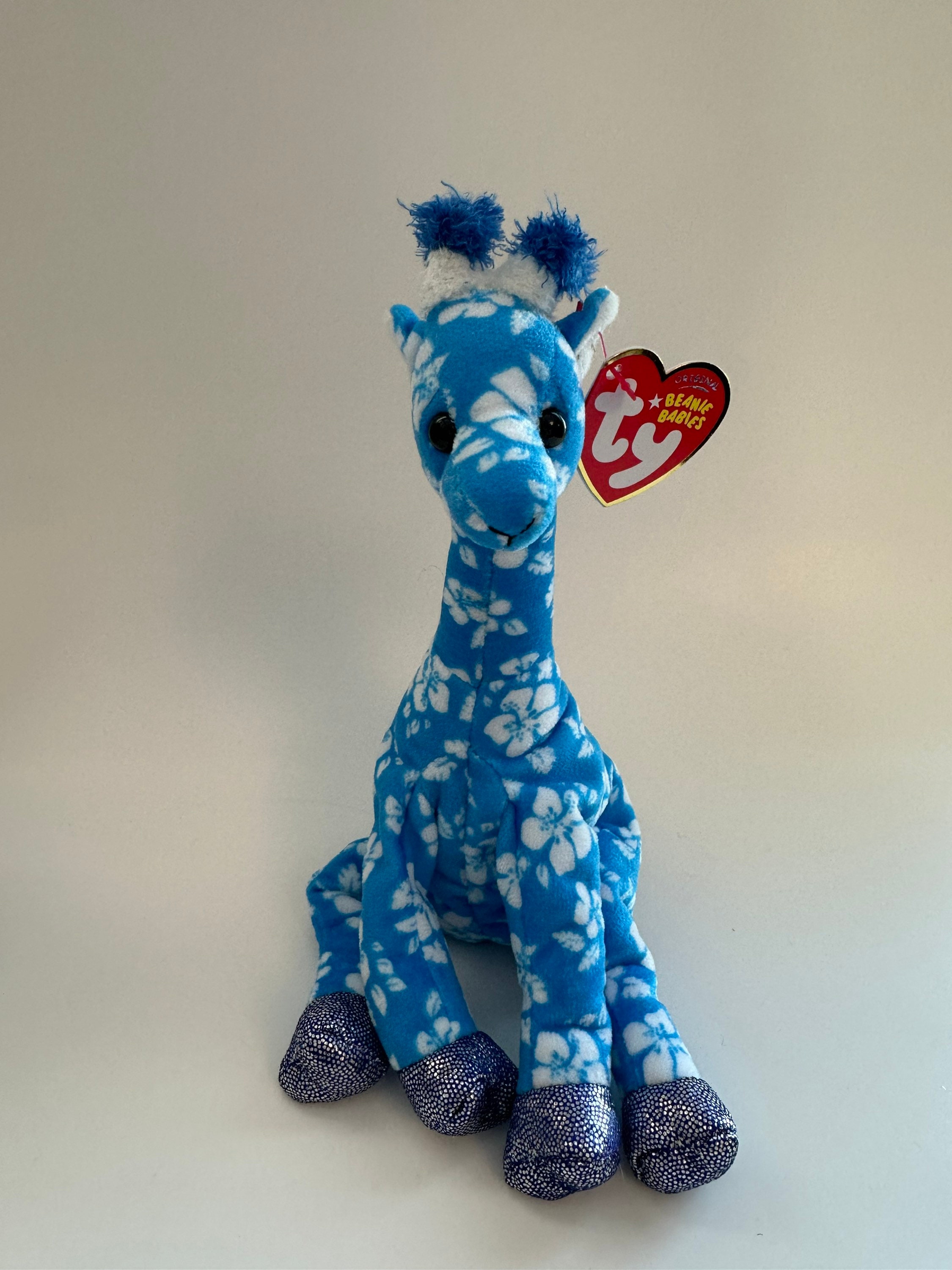 TY Beanie Baby Sunnie die lila oder blaue Giraffe - Etsy.de