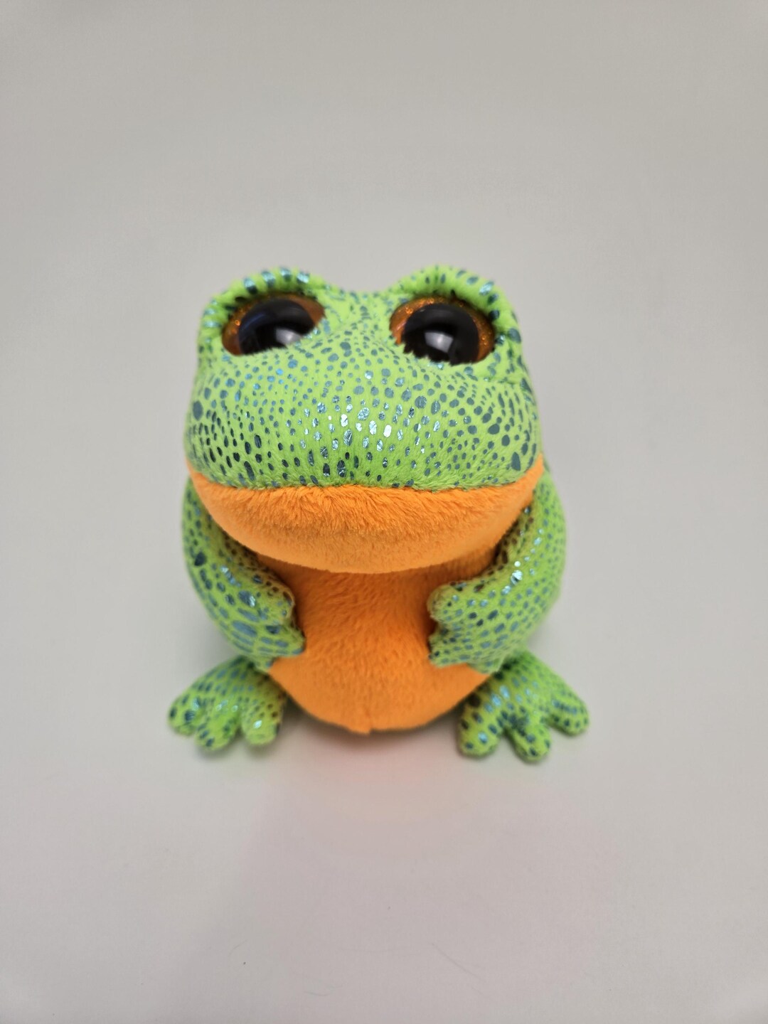 TY Beanie Boo “speckles” the Green Frog No Hang Tag (6 Inch) - Etsy
