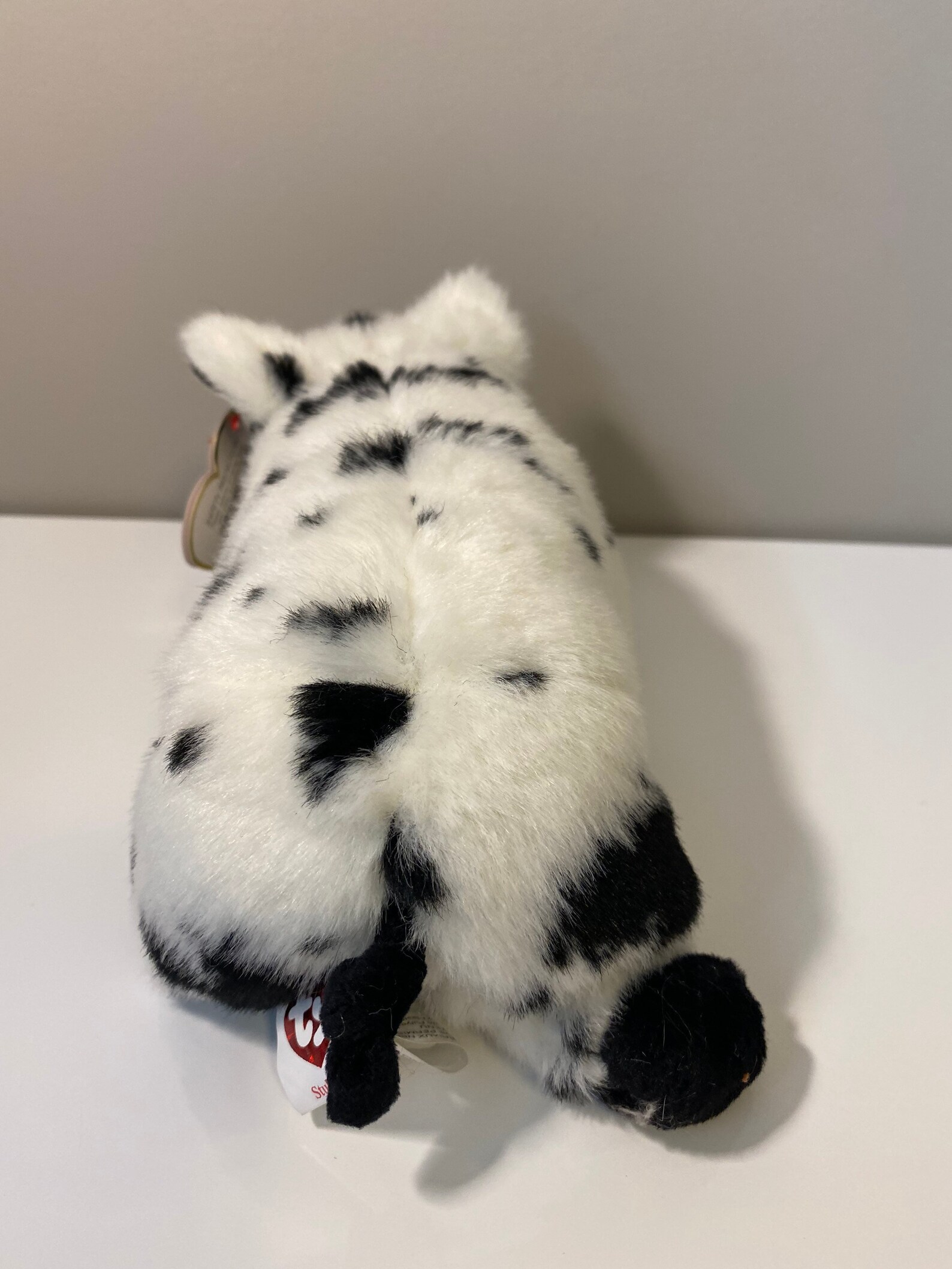 TY Beanie Baby stubby the Black and White Pig Plush rare | Etsy